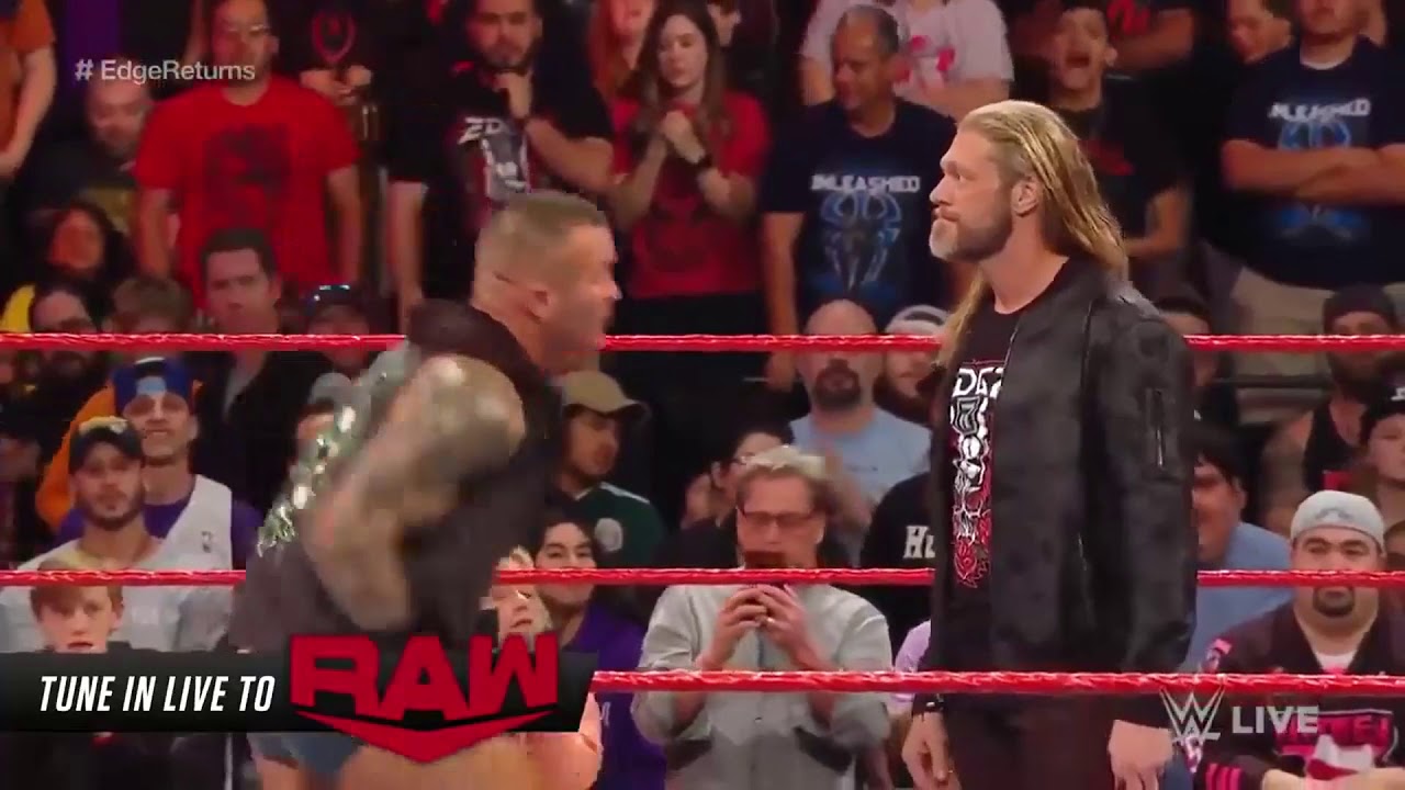 Randy Orton RKO's to Edge - YouTube