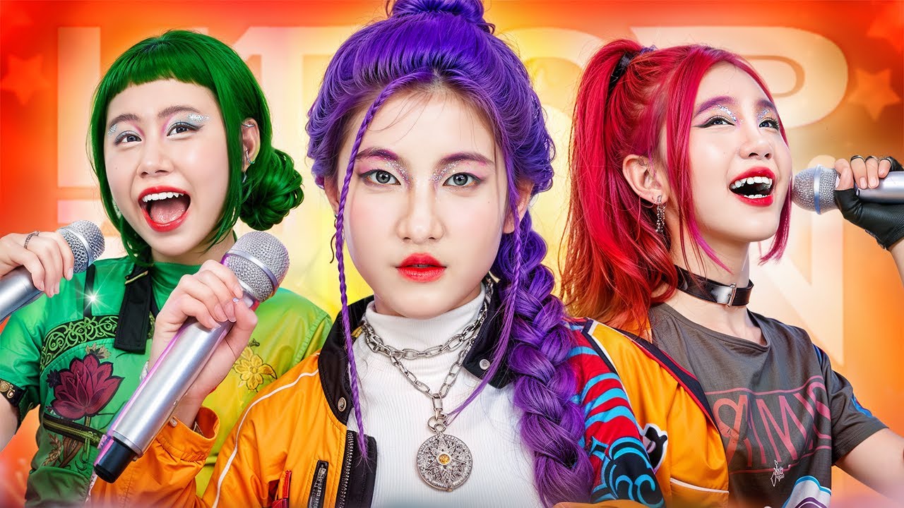 We Become Kpop Demon Hunters In Real Life! Huntrix Transformation ...