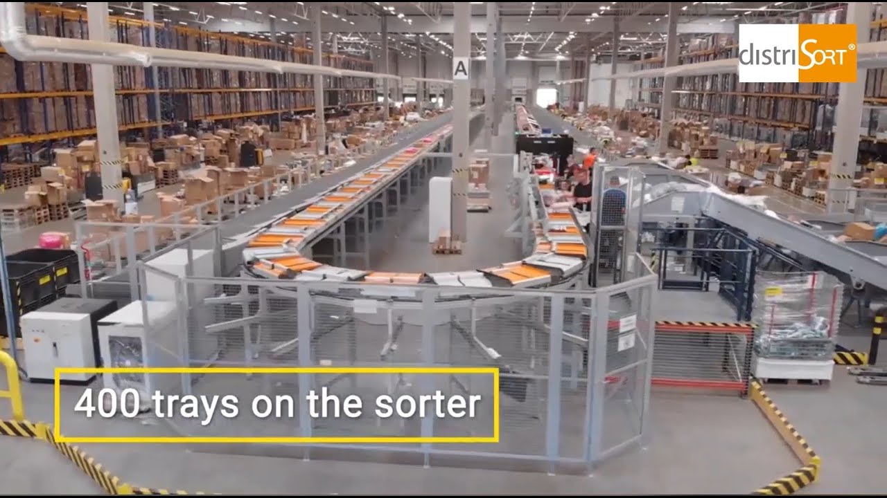 DistriSort Twin Push Tray Sorter - Retail Customer - YouTube