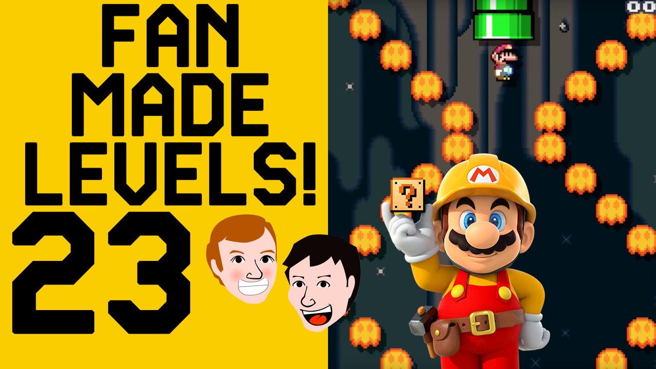 Super Mario Maker FAN LEVELS: World Record!! - Part 23 - Game Bros ...