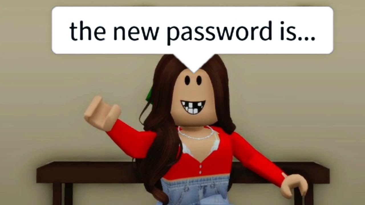 When you have a tricky password (meme) ROBLOX - YouTube