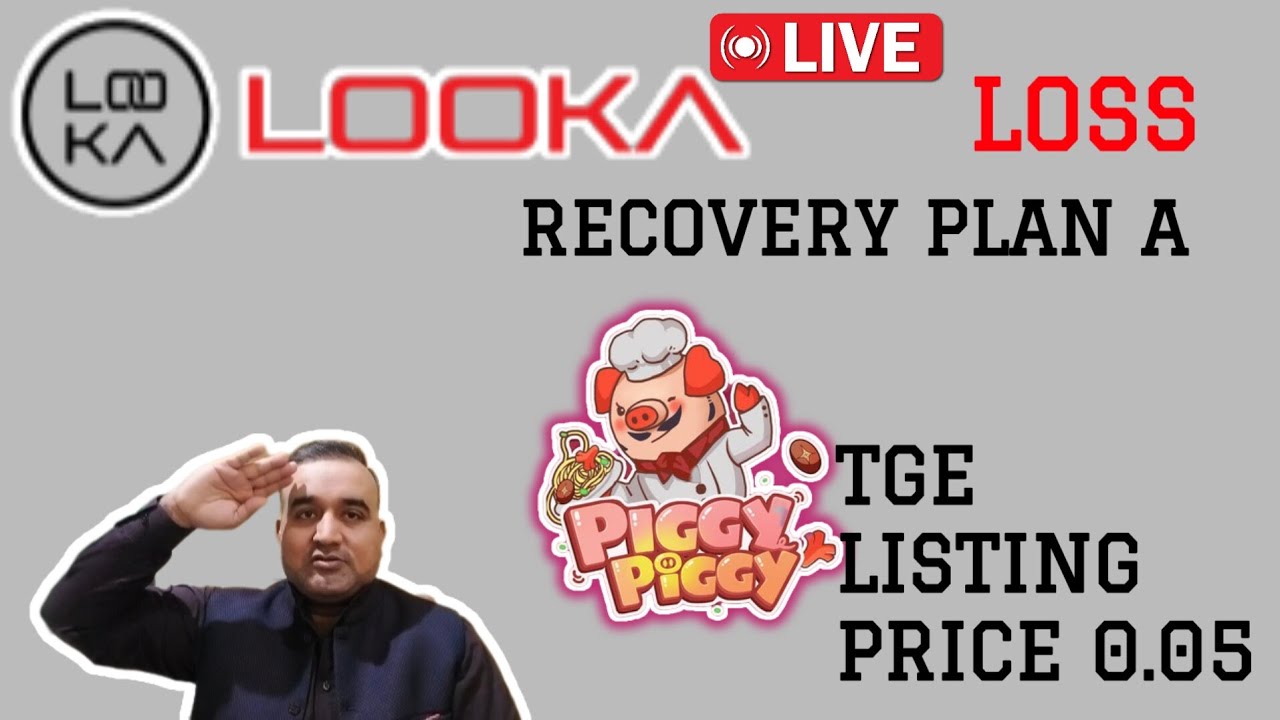Piggy Piggy 🐷 Listing Date Announce | Looka Coin Live Recovery Update ...