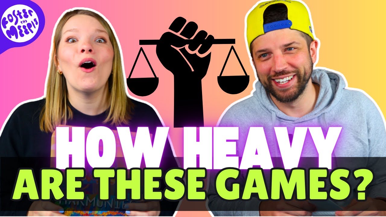 Board Game Weight Challenge - YouTube