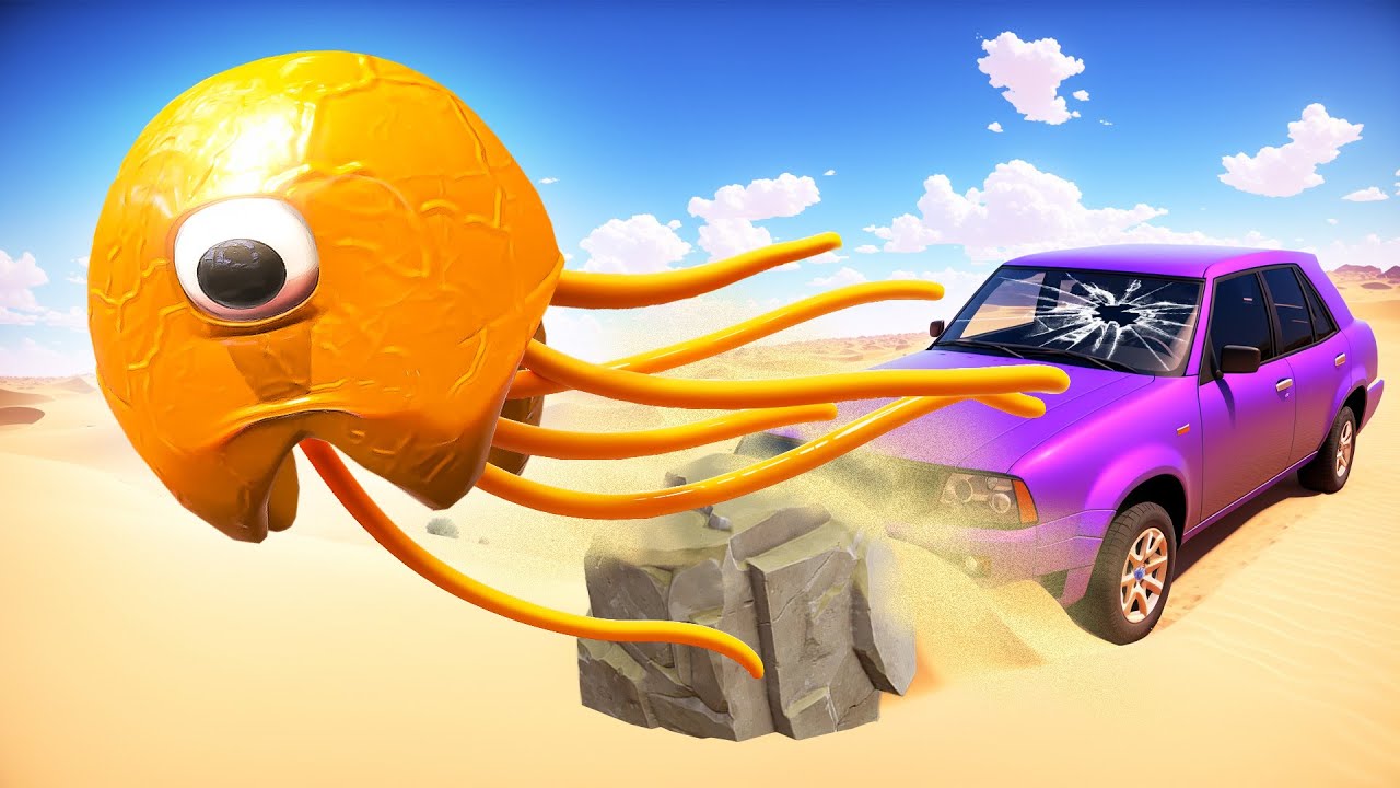 STINGER FLYNN Crashed a Car With BANBAN!? - YouTube