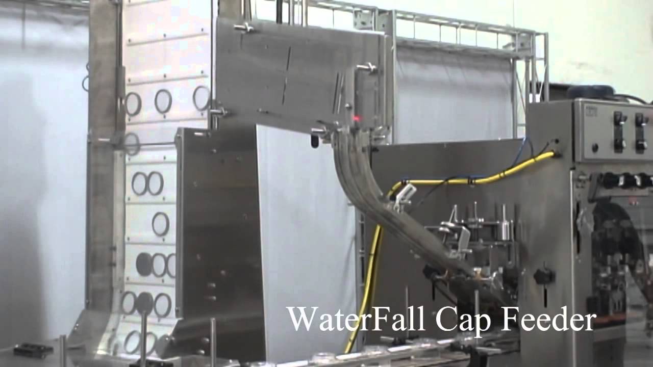 Waterfall cap feeder, model 800-000 - YouTube