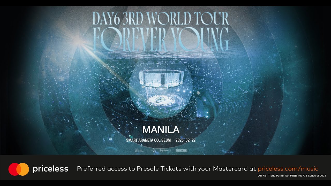 DAY6 3RD WORLD TOUR FOREVER YOUNG in MANILA - YouTube
