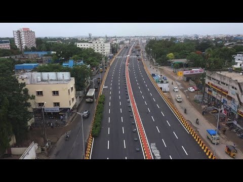 Hyderabad's Balanagar flyover open for public - YouTube