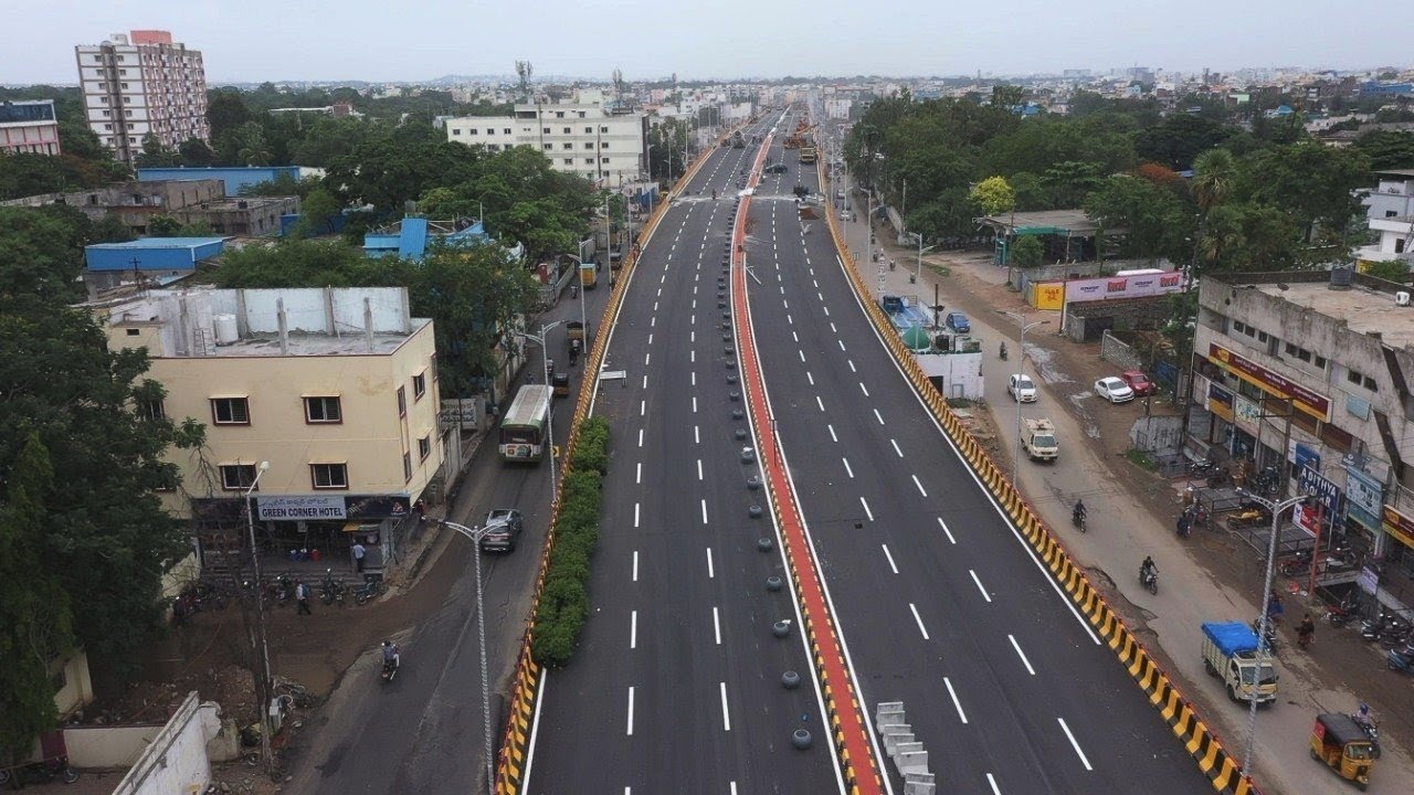 Hyderabad's Balanagar flyover open for public - YouTube