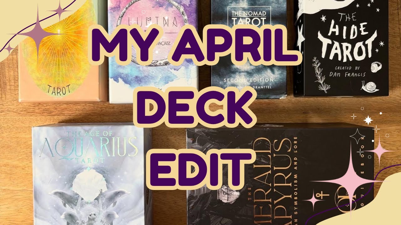 My April Deck Edit - YouTube