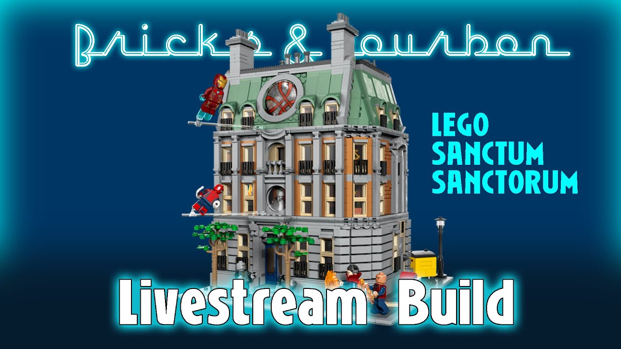 LEGO Sanctum Sanctorum 76218 Livestream - Bricks & Bourbon part 2 - YouTube