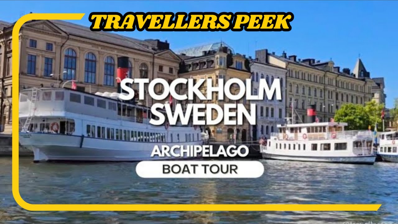 🇸🇪 [4K] Sweden | Stockholm Archipelago Boat Tour - YouTube