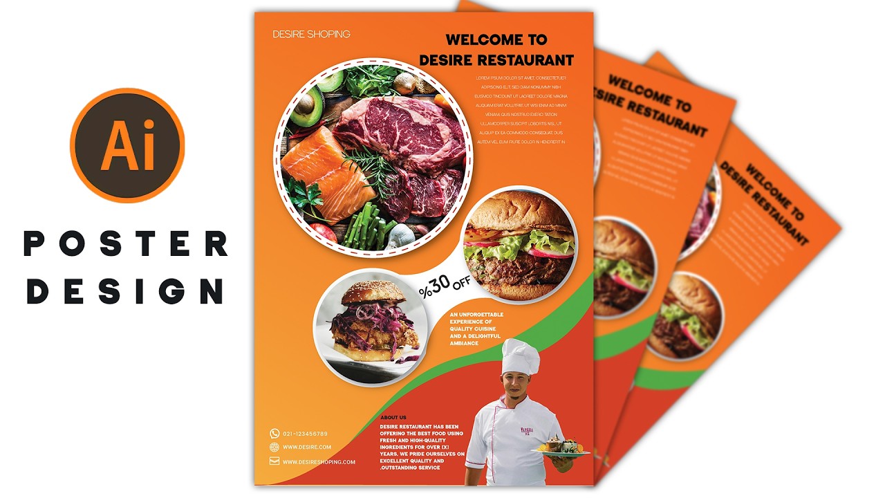 Design Advertising Flyers with Illustrator | Expert Tricks - YouTube
