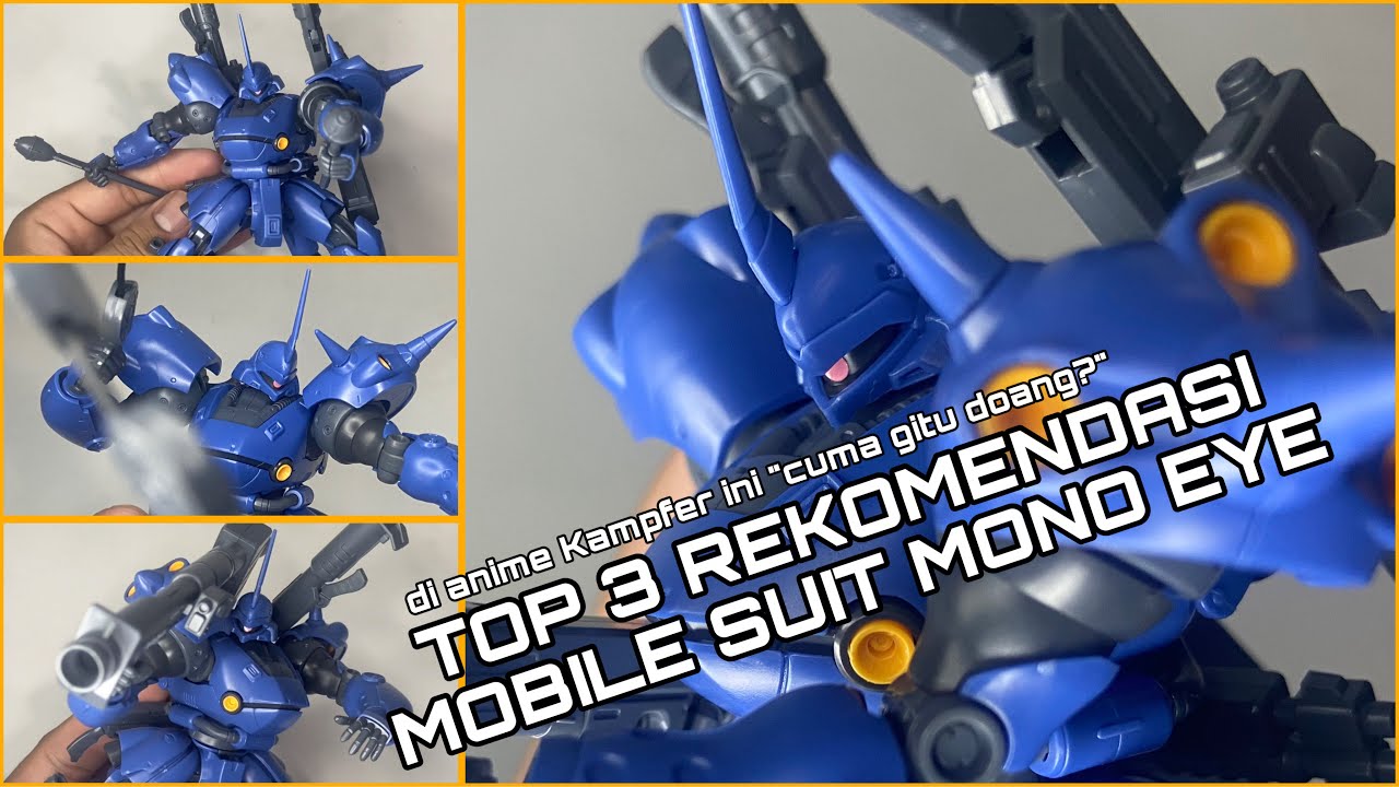 REKOMENDASI GUNPLA MONOEYE KEREN BANYAK AKSESORIS? HGUC KAMPFER DARI ...