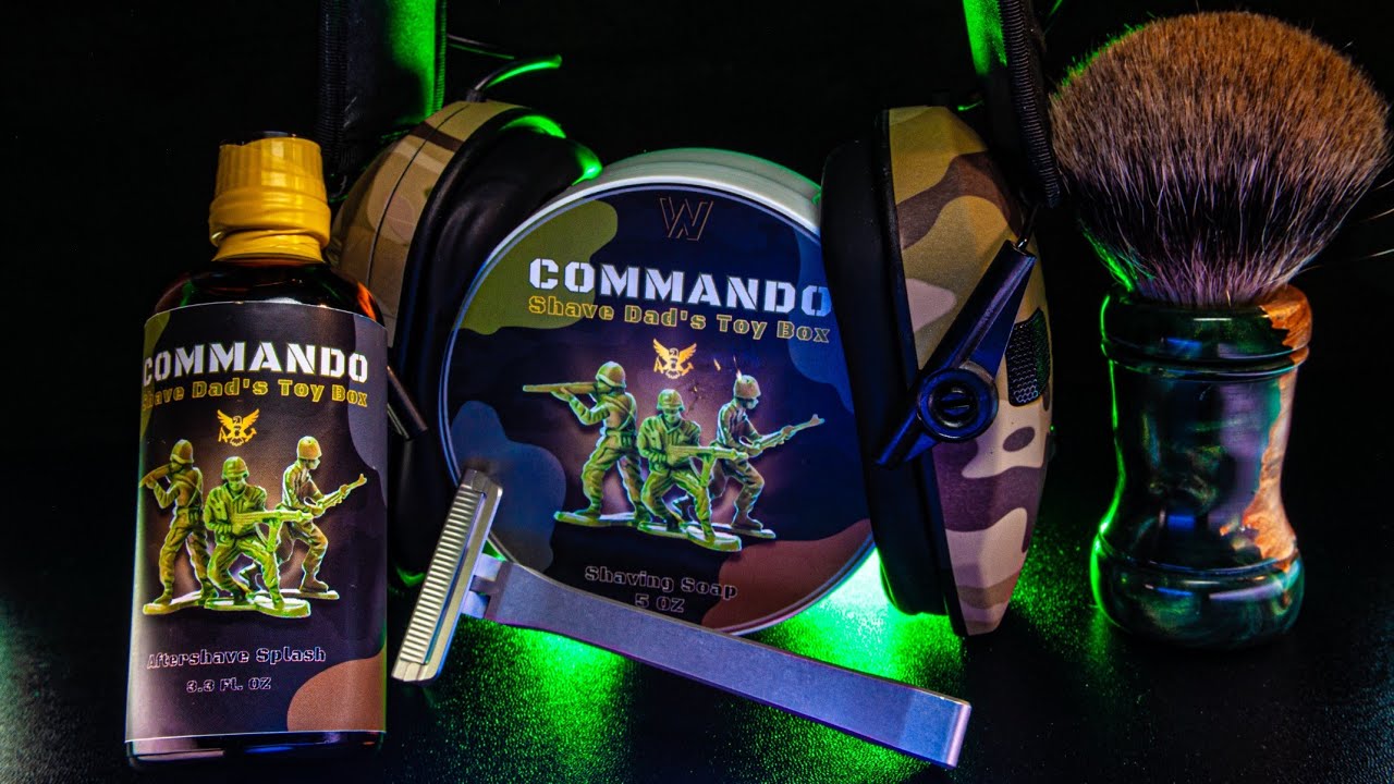COMMANDO - Collab | Strike Gold Shave, Shave Dad, and Wet Shaving Store ...