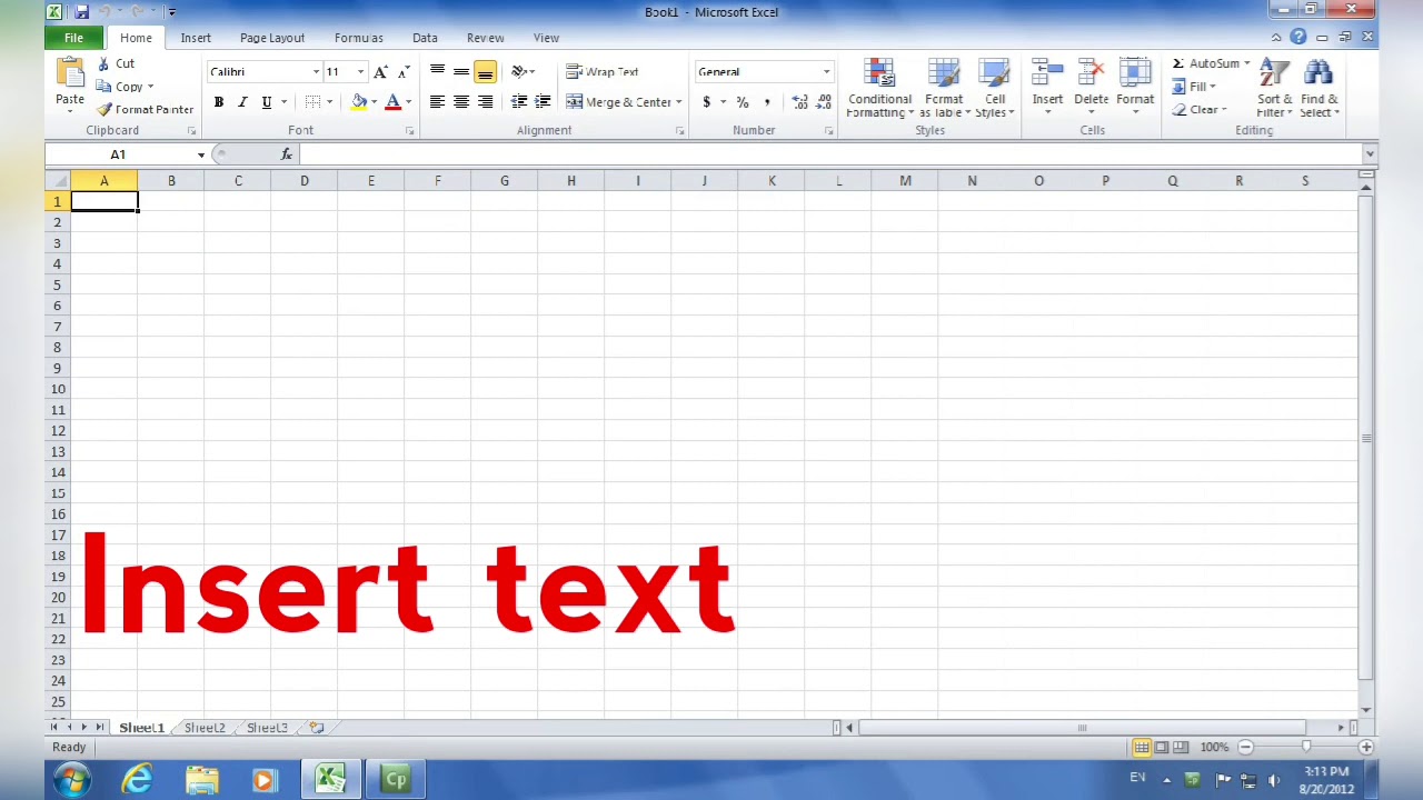 How to make simple calculations Microsoft Excel - YouTube