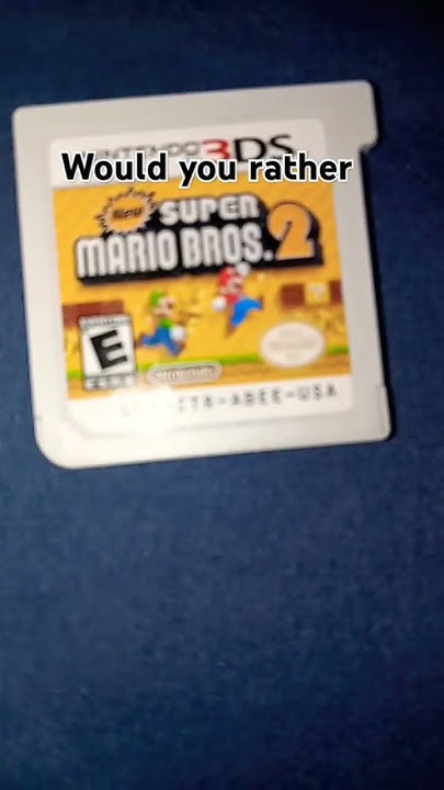 Would you rather. 2d vs 3d #mario - YouTube