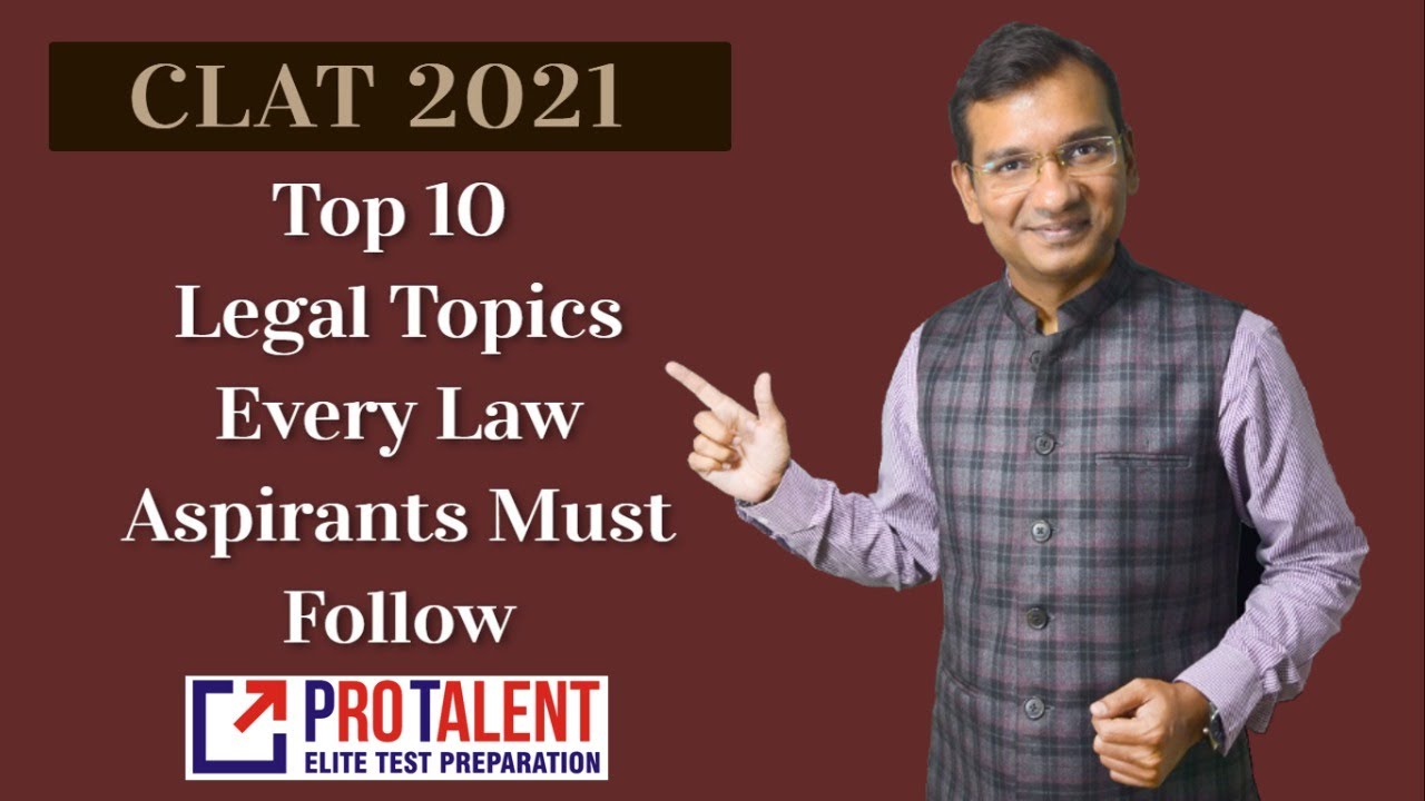 Top 10 Legal Topics Every Law Aspirants Must Follow - YouTube