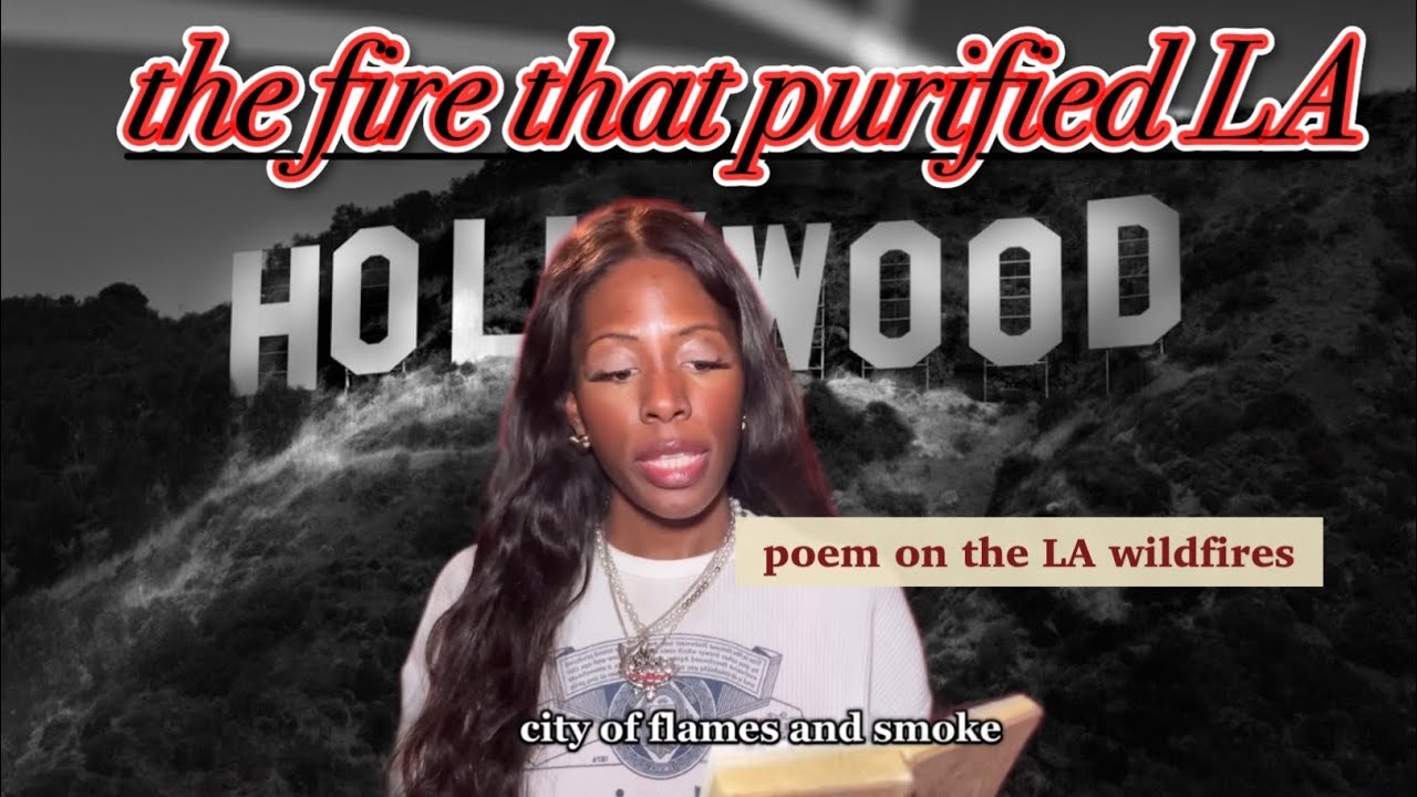 angels frown in sepia: poem on the LA Wildfires - YouTube