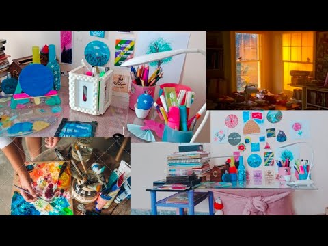 Extreme Cleaning My Art Room For The First Time Ever / Cleaning Up My ...