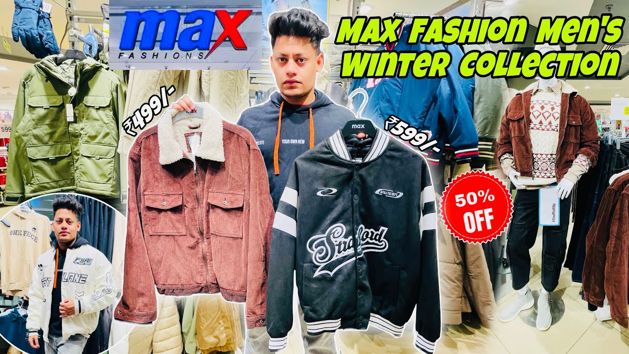 Max Fashion Men’s Winter Collection | Best Varcity & Bomber Jackets for ...