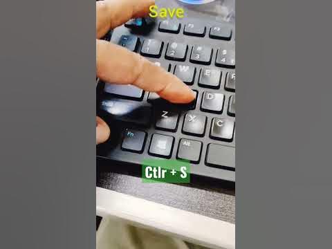 Ctrl + S Save | Save File | File save shortcut key | shortcut key for file saving - YouTube