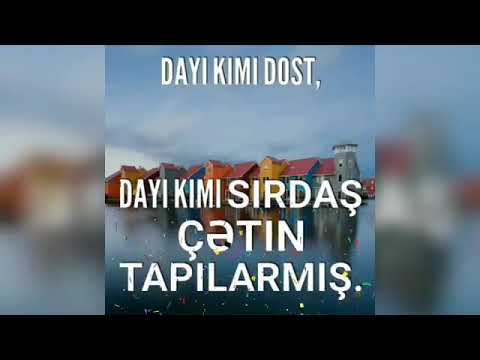 Dayı üçün ad günü videosu