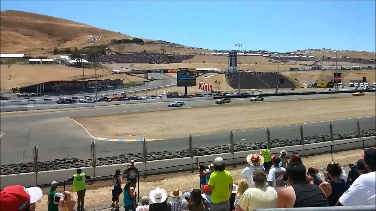 Calistoga Speedway Sprints + NASCAR Cup and GT3 @ Sonoma! - YouTube