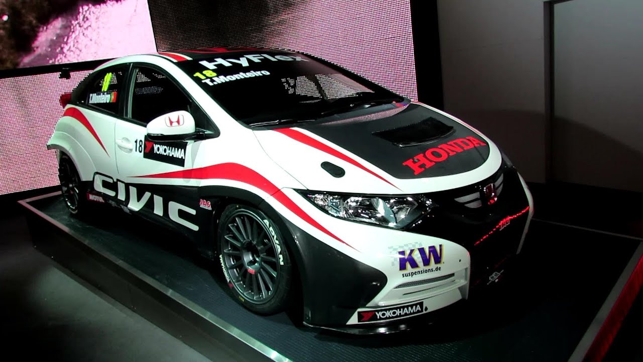 2012 Honda Civic WTCC Race Car - Exterior - 2012 Paris Auto Show - YouTube