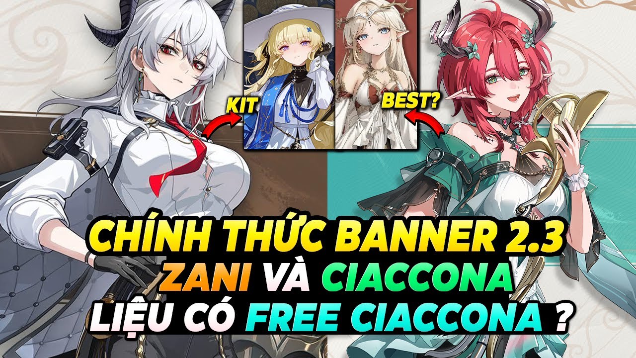 Chính Thức Zani Và Ciaccona ở Banner 2.3 Wuthering Waves | Các Thông ...