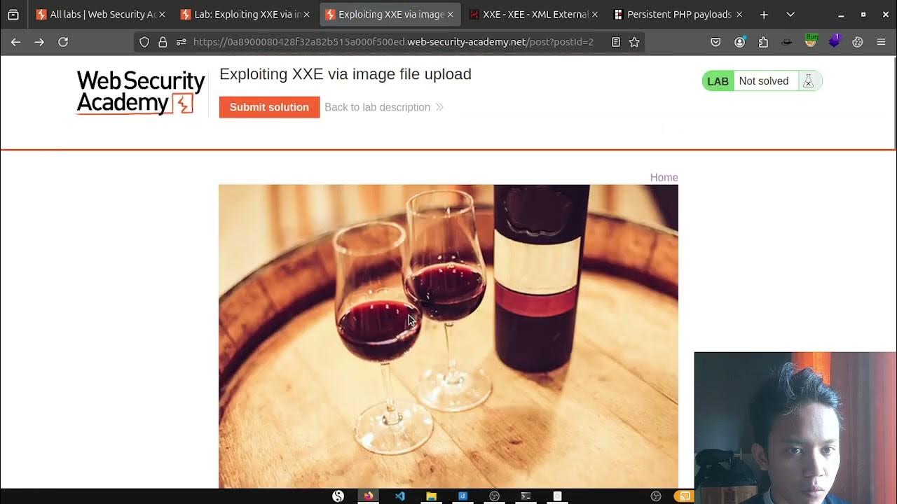 Lab: XXE via file Upload - YouTube