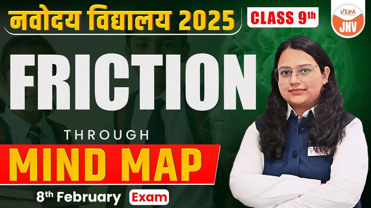 Mind Map - Friction | Class 9 | Navodaya Vidyalaya 2025 - YouTube