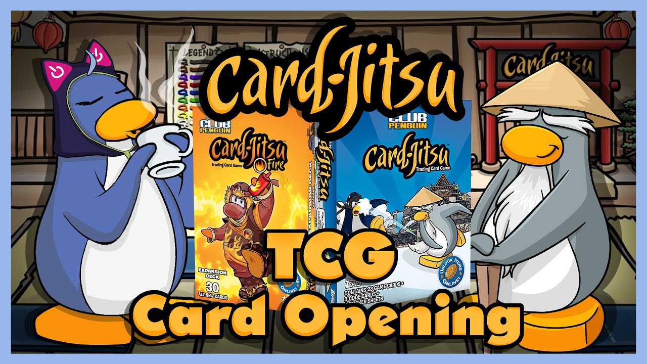 Opening Club Penguin Card Jitsu Packs! - YouTube