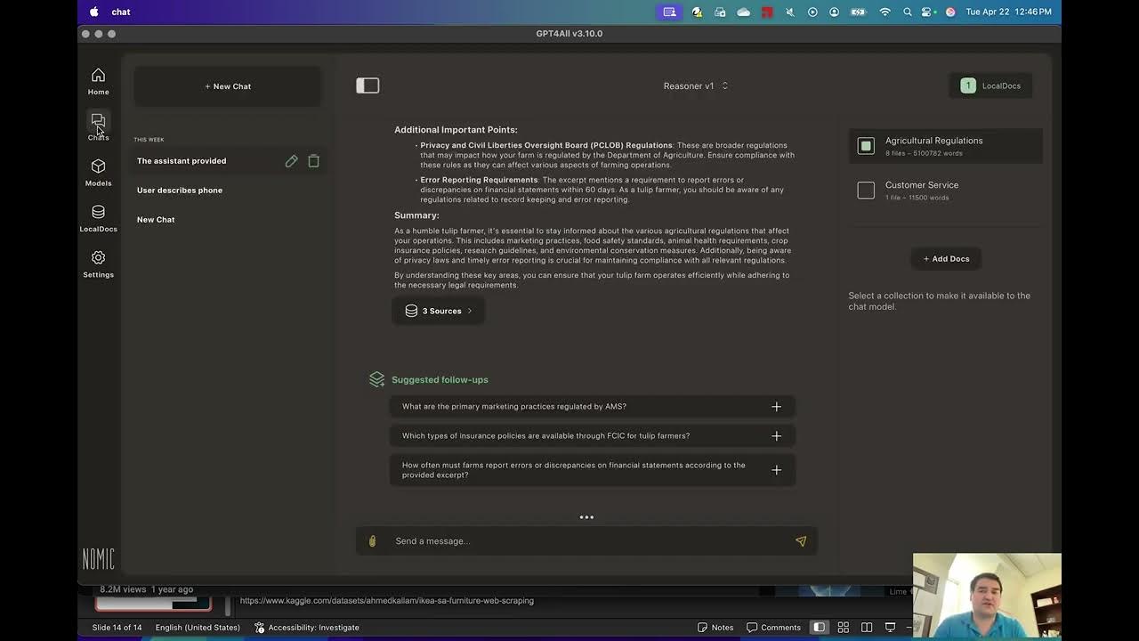 Creating a Local Document-Based Large Language Model (AI Chatbot) With GPT4All - YouTube