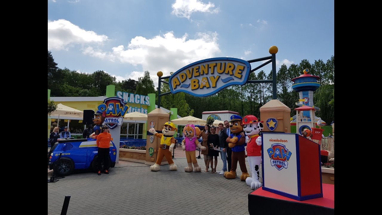 Eröffnung PAW Patrol-Themenwelt "Adventure Bay" Movie Park Germany ...