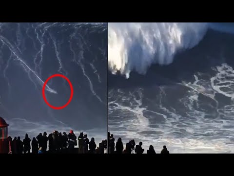 Watch: Sebastian Steudtner Rides A Wave Over 115 Feet Tall At Nazare ...