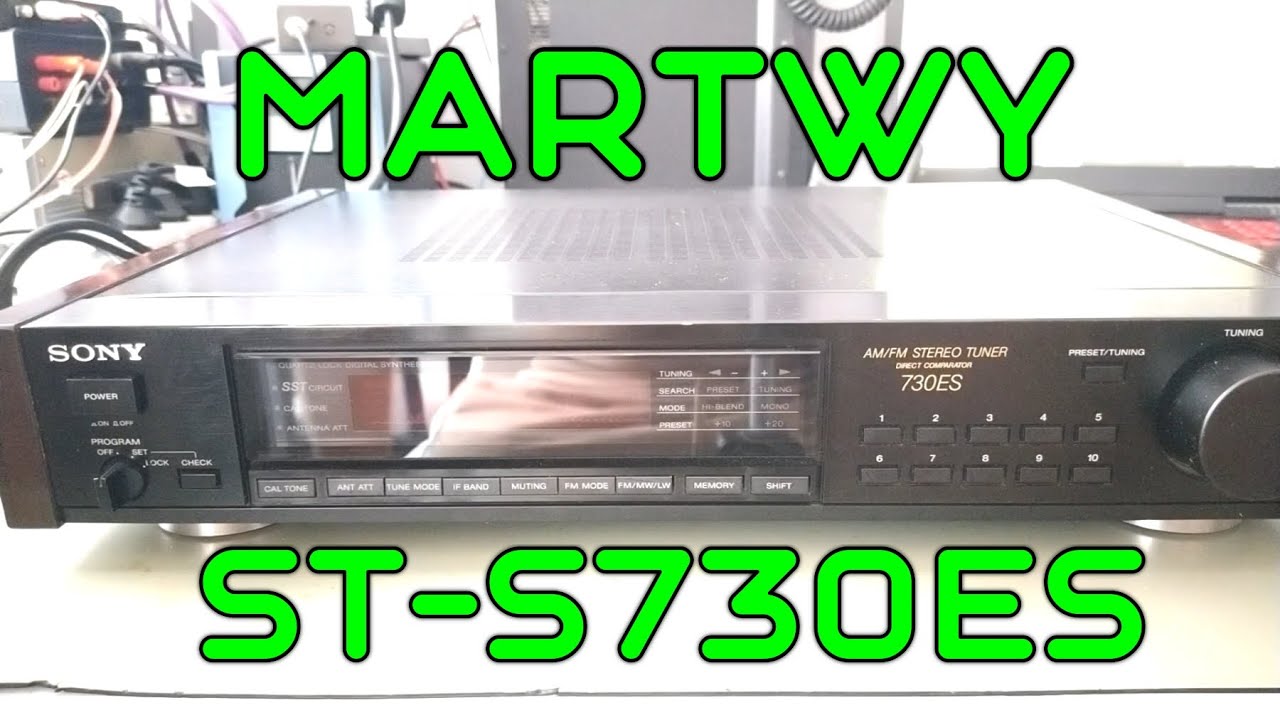 Martwy SONY ST-S730ES - YouTube