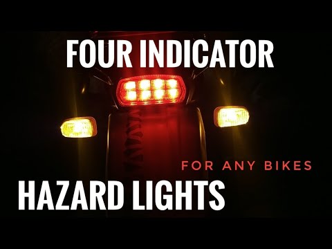 Hazard Lights for Any Bikes | Royalenfield Himalayan - YouTube