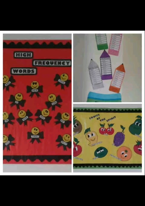Classroom decoration ideas | Soft board decoration ideas | wall ...