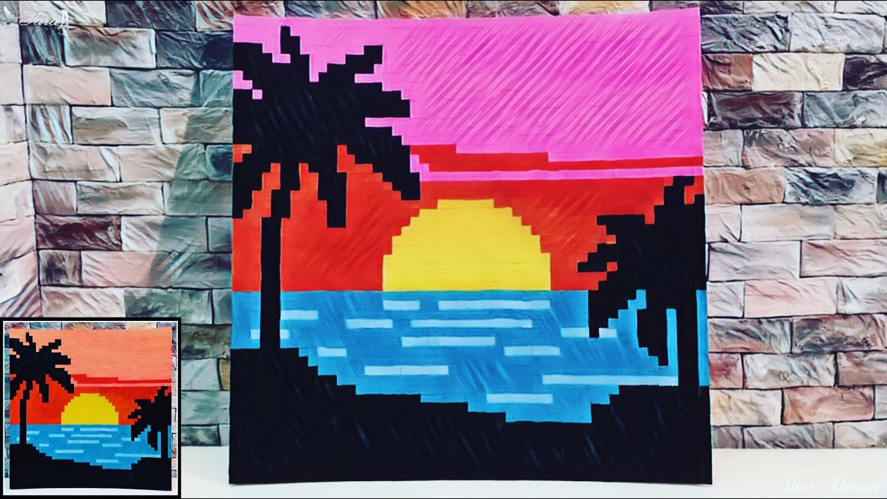 Making Paper Mosaic : Landscape 2 - YouTube