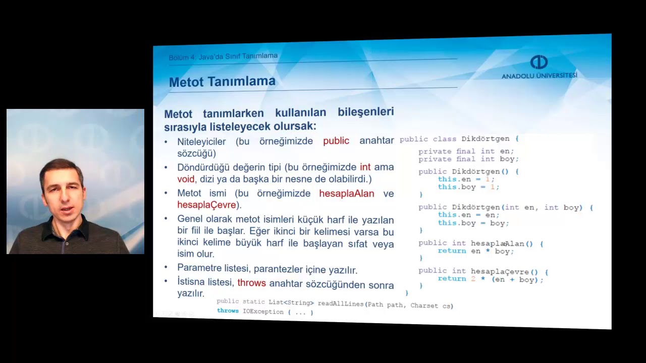 İLERİ PROGRAMLAMA - Ünite4 Özet - YouTube