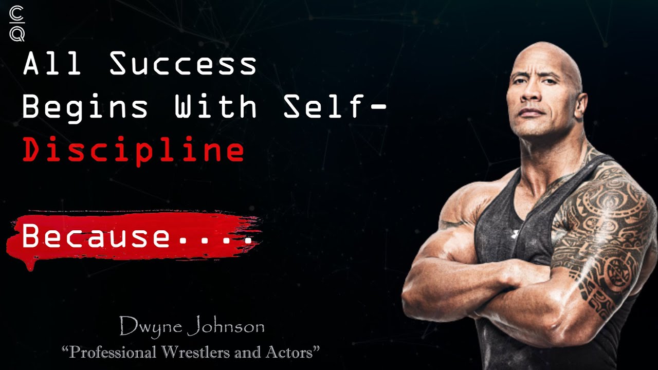 Highly Motivational Dwayne “The Rock” Johnson Quotes || “All successes ...
