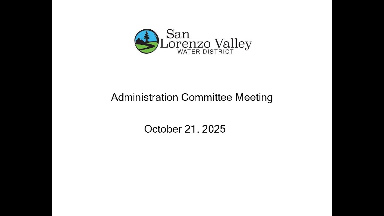 Administration Committee Meeting October 21, 2025 - YouTube