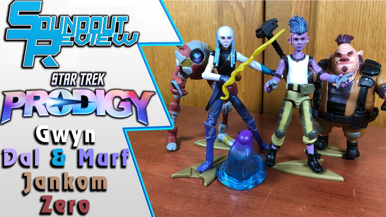 Star Trek Prodigy Playmates Toys Wave 1: Gwyn, Dal, Murf, Jankom Pog ...