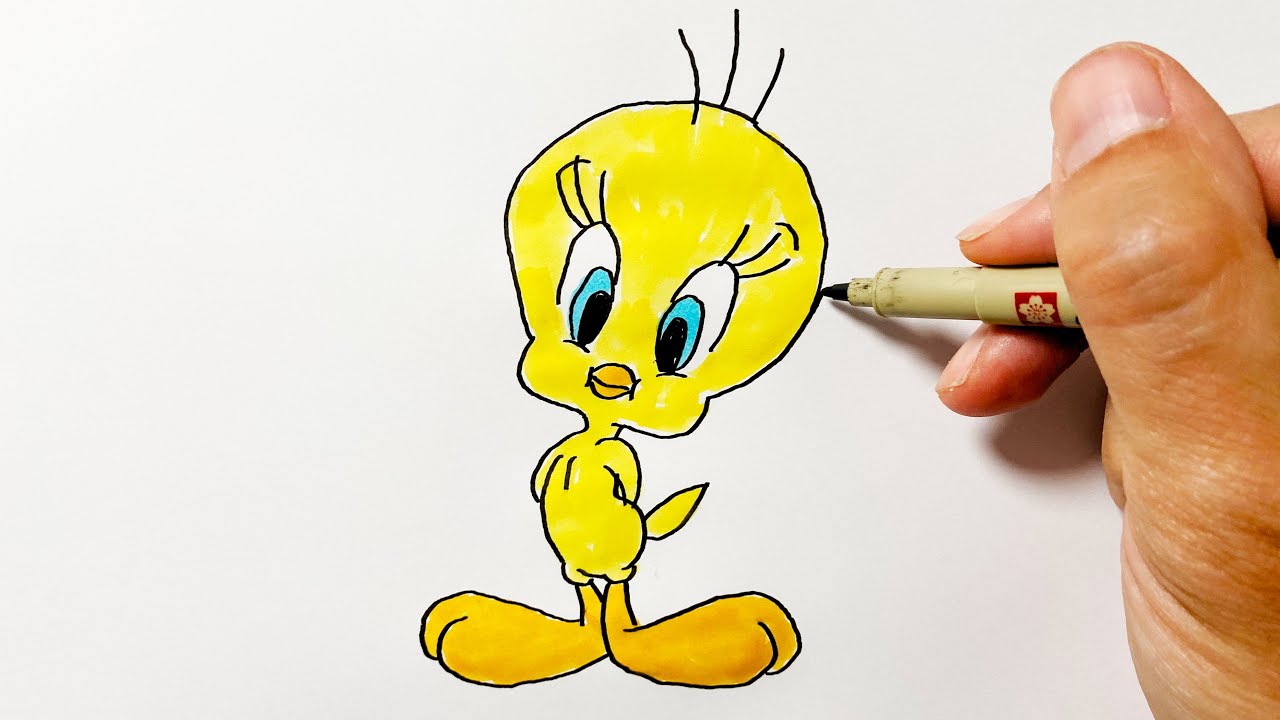 How to Draw Tweety - YouTube