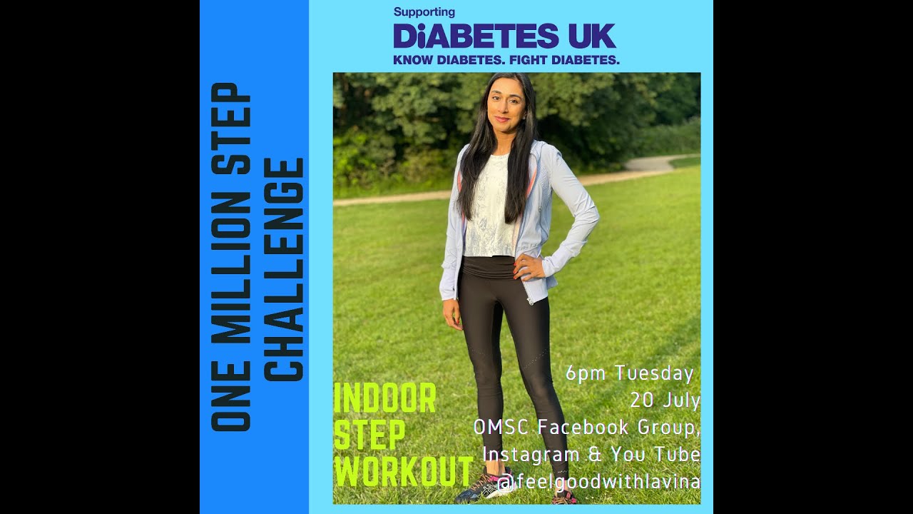 Indoor Step Workout for Diabetes UK 1m Step Challenge - Up to 3000 ...