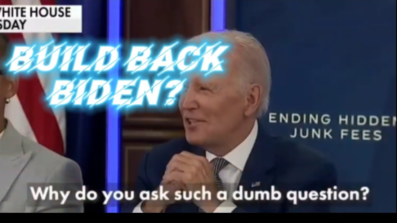 Joe Biden introduces 'Build back Biden to America, sort of. - YouTube
