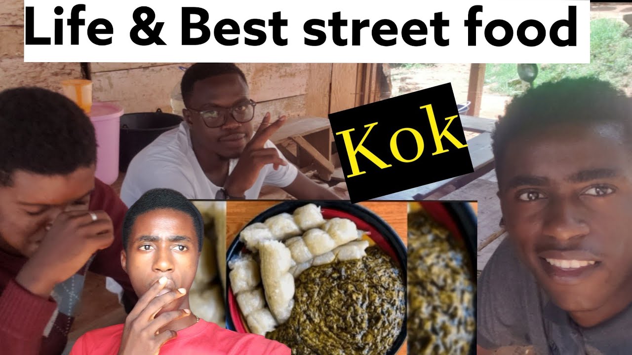 Cameroon Street Food "okok"🍲 Love | student life Cameroon | living in ...