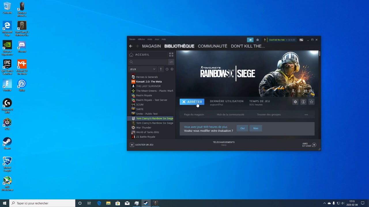 Comment activer Vulkan sur Rainbow six siege version steam - YouTube