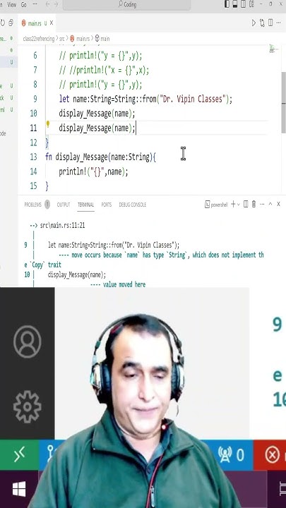 Rust Referencing vs Borrowing - Part 3 | Dr. Vipin Classess #drvipinclasses #coding #rust - YouTube