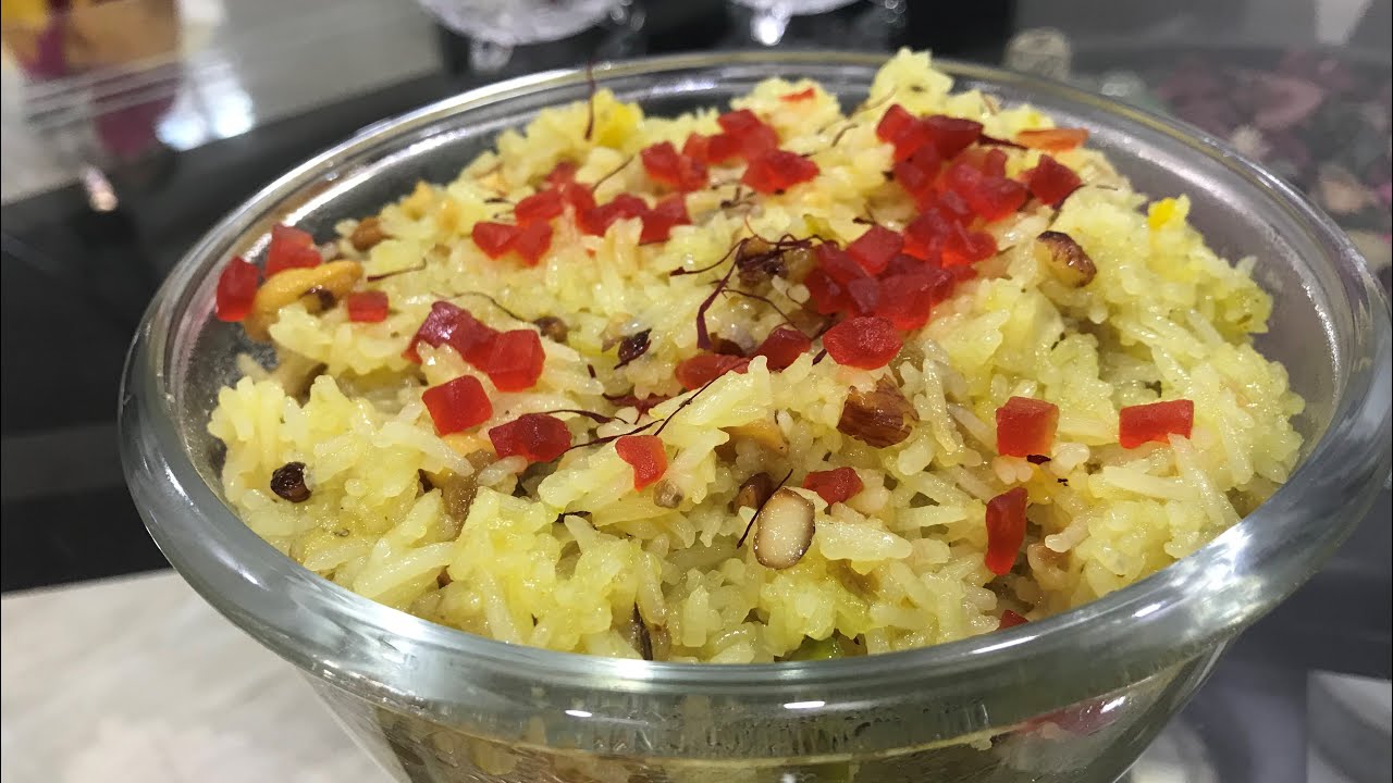 JARDA ( MEETHA RICE ) | HEALTHY | TASTY......👌👌🔥🔥 - YouTube